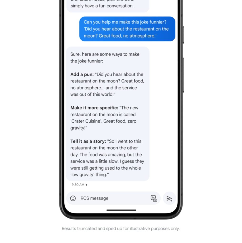 Google Messages will let you chat with Gemini