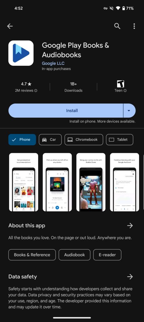Google Play Store gets a second splash screen of sorts