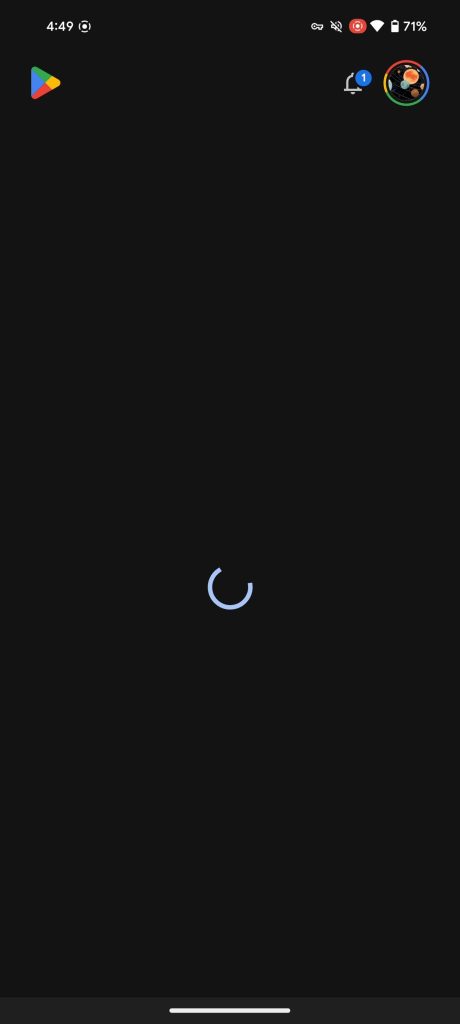 Google Play Store gets a second splash screen of sorts