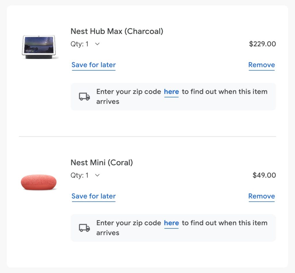 Google Nest Hub and speaker stock is running low