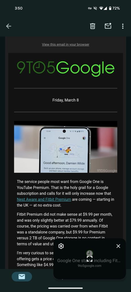 Chrome tests Custom Tabs that you can minimize into PiP windows