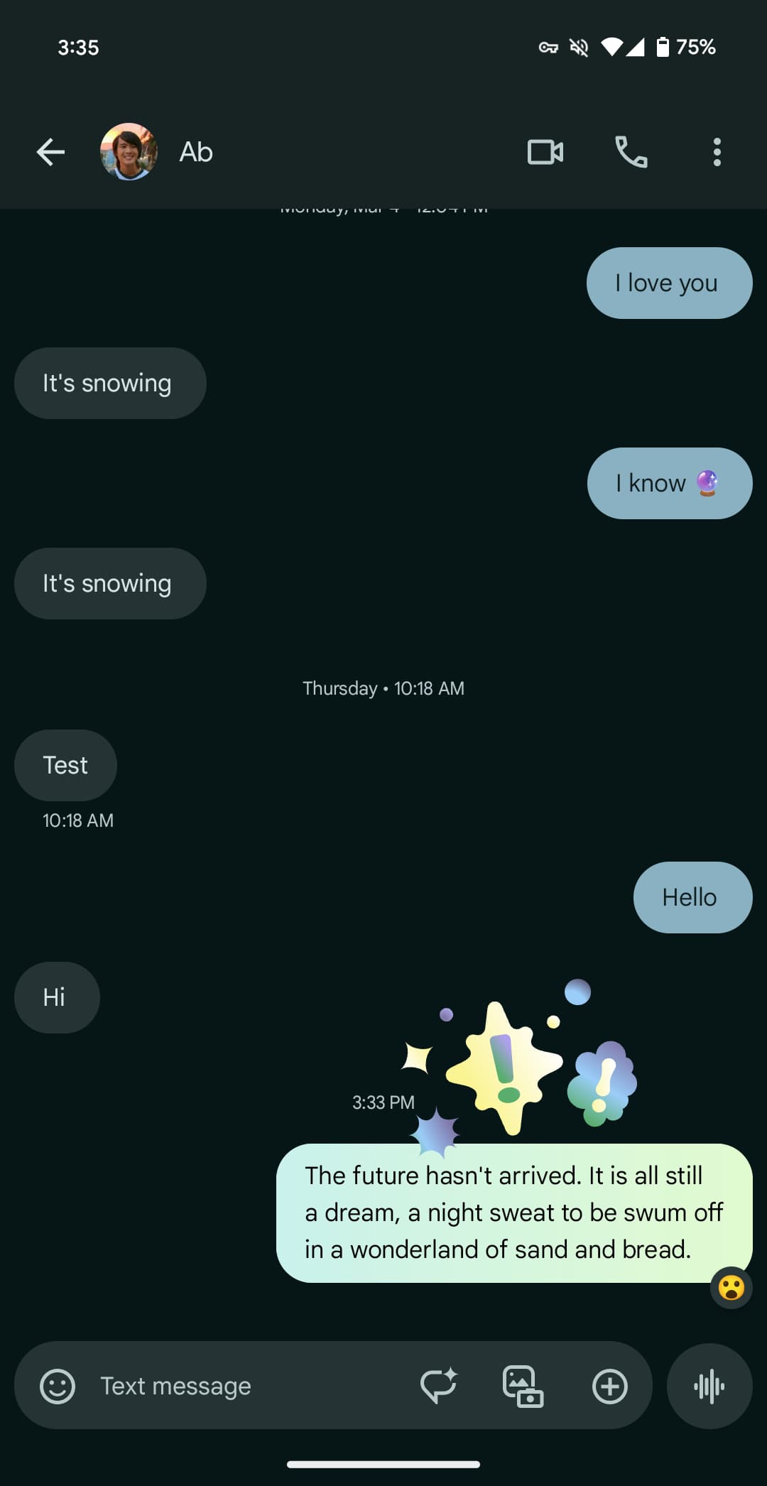Google Messages rolls out emoji reaction effects