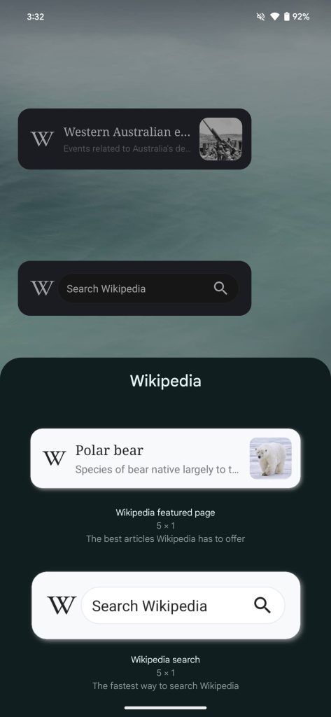 Wikipedia for Android updated with modern widgets