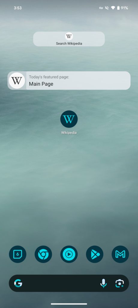 Wikipedia for Android updated with modern widgets
