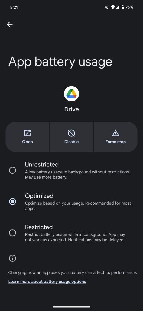 Android 14 QPR2 on Pixel redesigns App battery usage settings