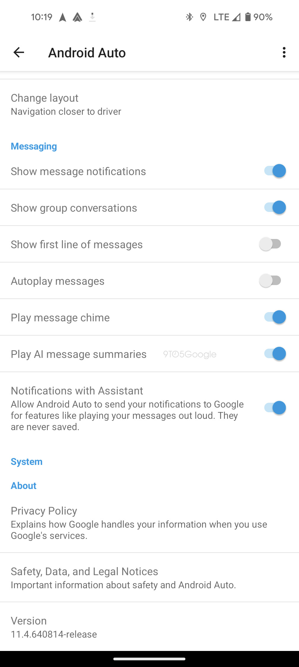 Android Auto AI message summaries are now available