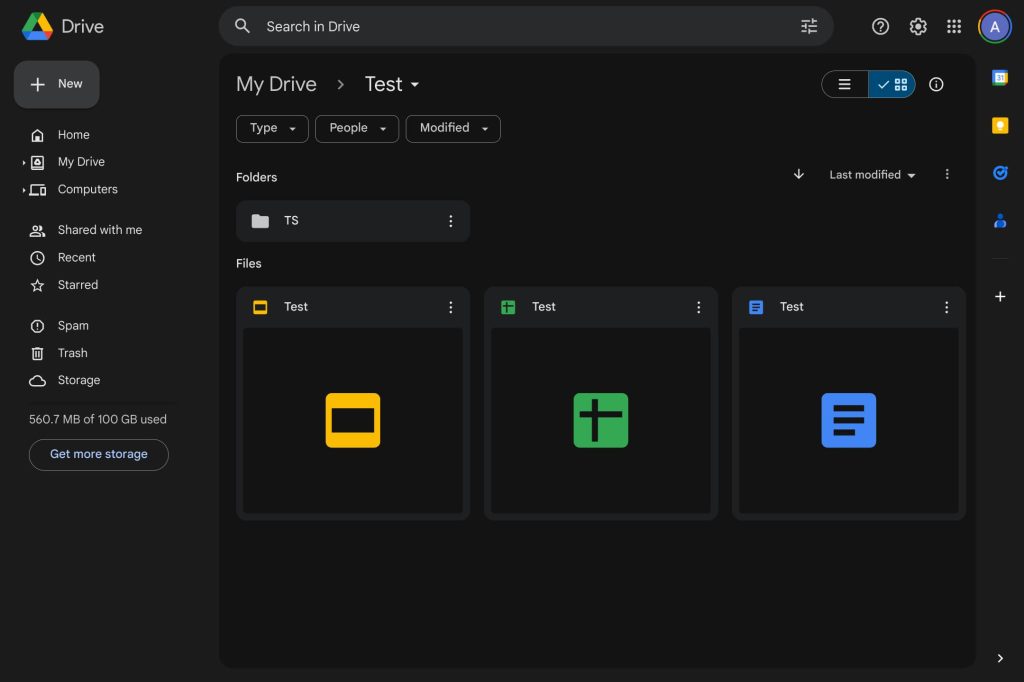 Google Drive web app is getting a dark theme