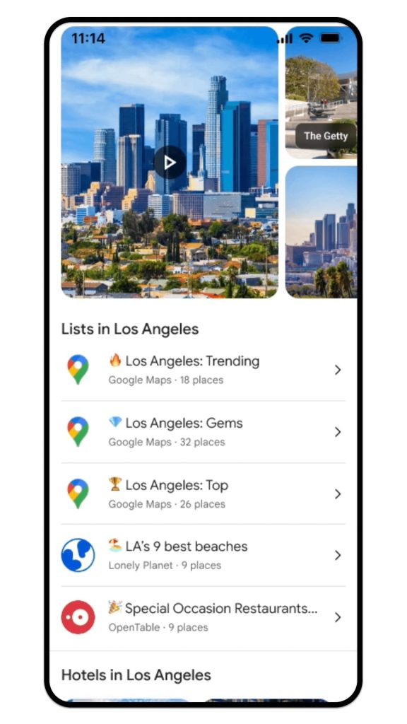 Google Maps going all-in on lists for recommendations