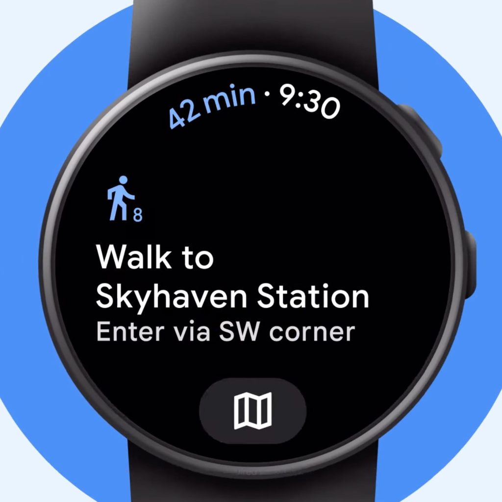 Google Maps rolling out public transit directions on Wear OS