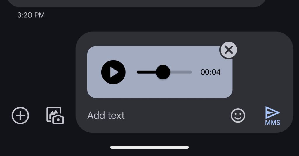 Google Messages adds Material 3 slider for voice recordings