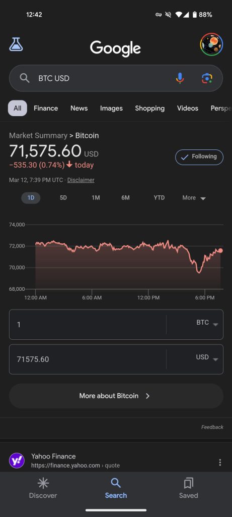 Does the Google app on Android handle too much?