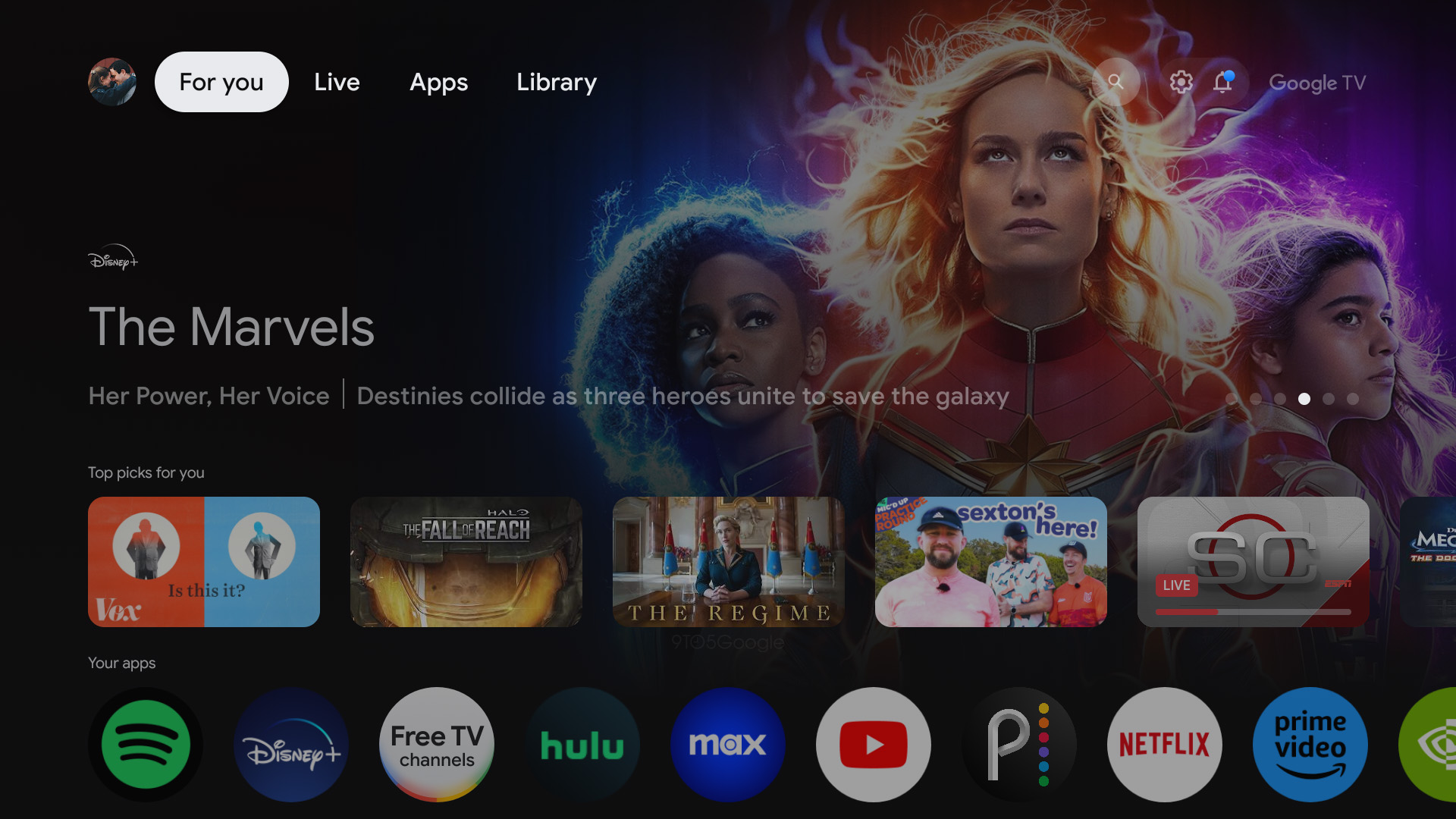 Chromecast with Google TV update brings new homescreen
