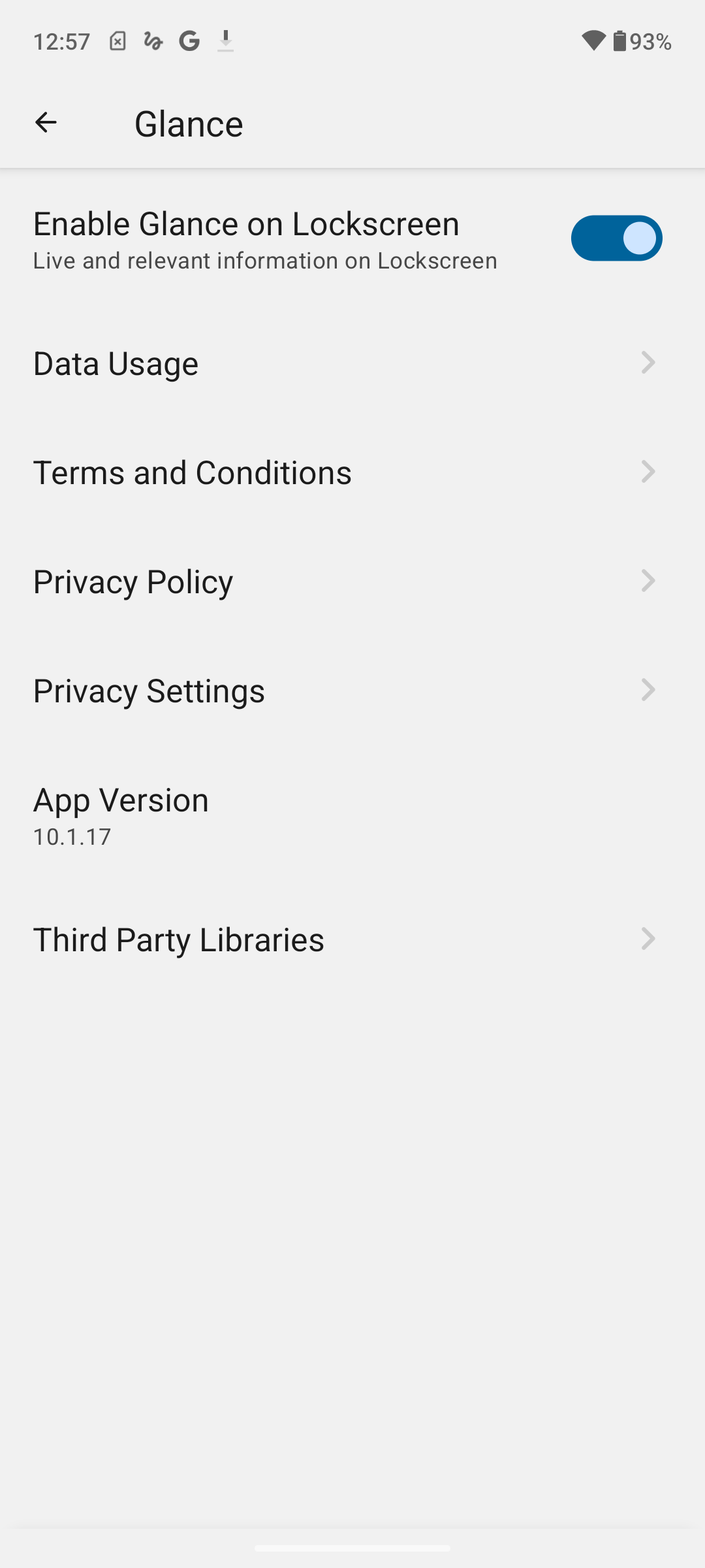 What Glance's Android lockscreen does and how to turn it off