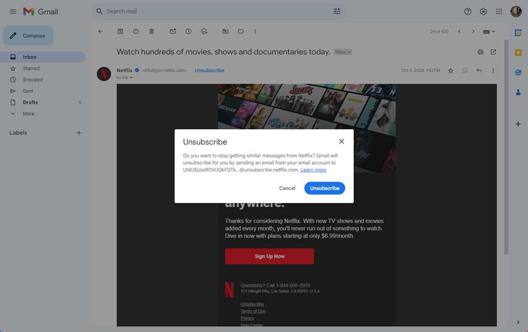 How to use Gmail's unsubscribe feature to easily opt out of emails