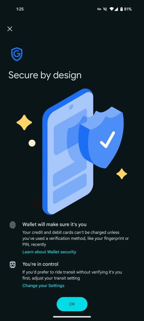 Google Wallet explains unlock and payment verification changes