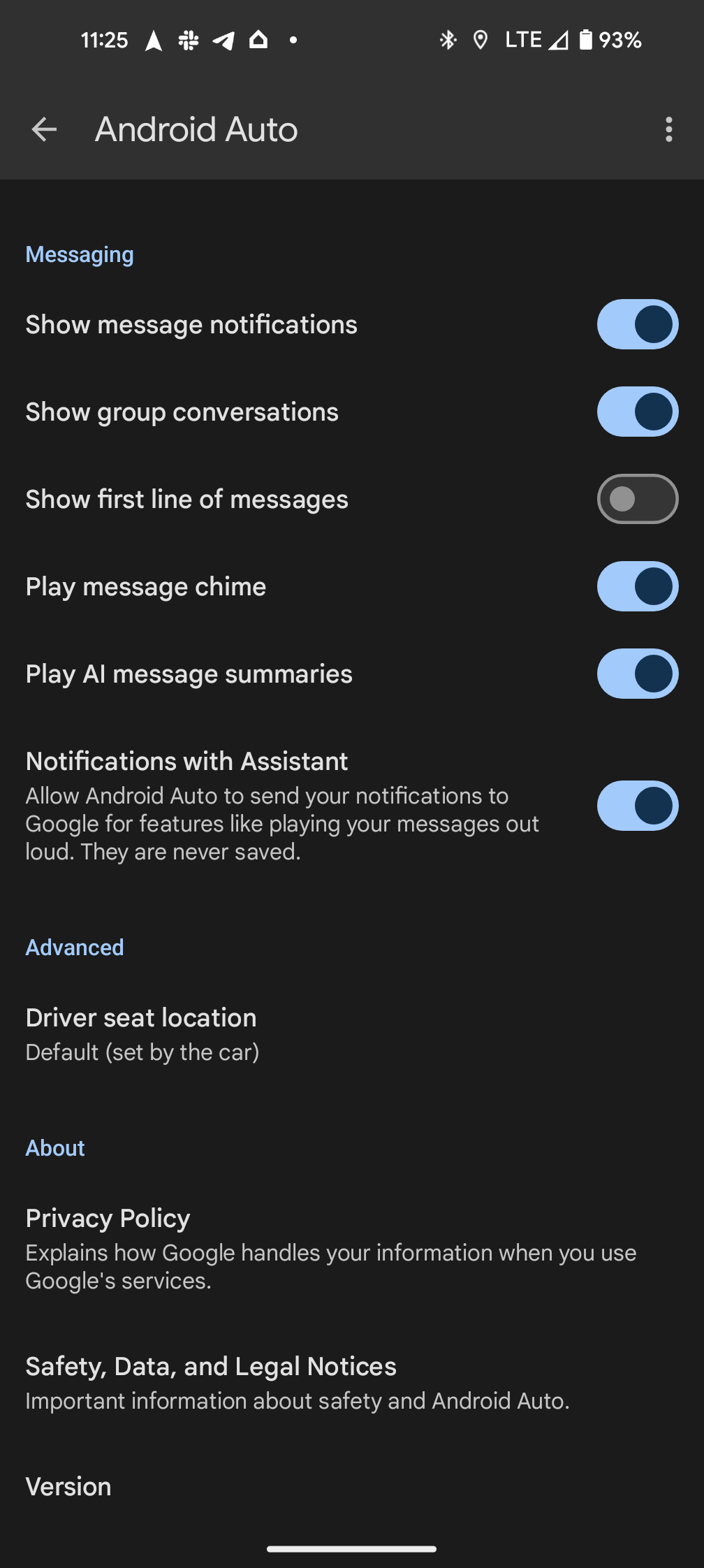 Android Auto update completely redesigns settings menu