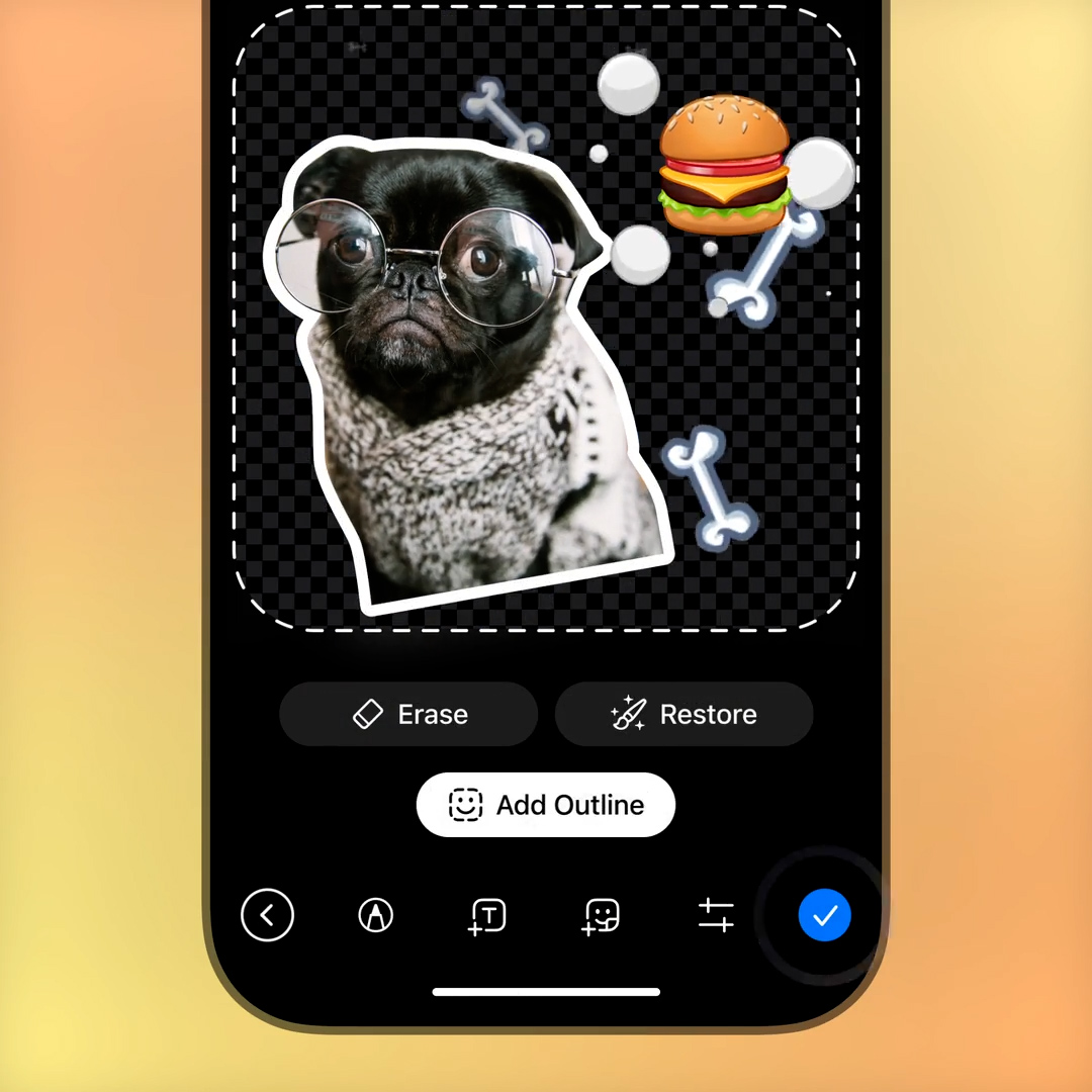 Telegram 10.11 adds custom Sticker Editor