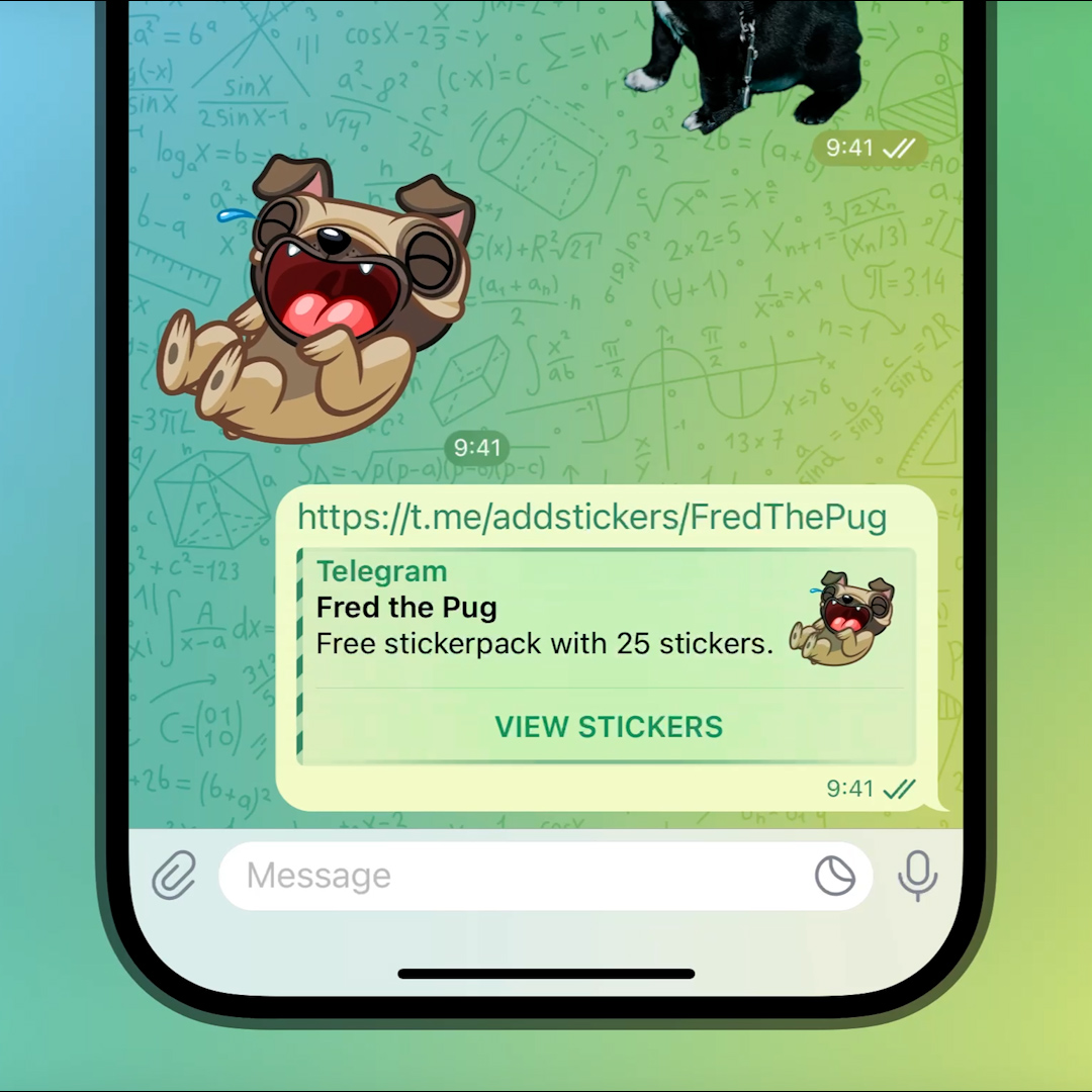 Telegram 10.11 adds custom Sticker Editor