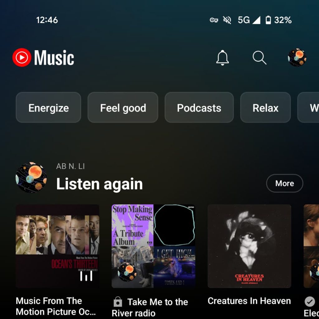 YouTube Music rolling out 'Activity' notifications feed