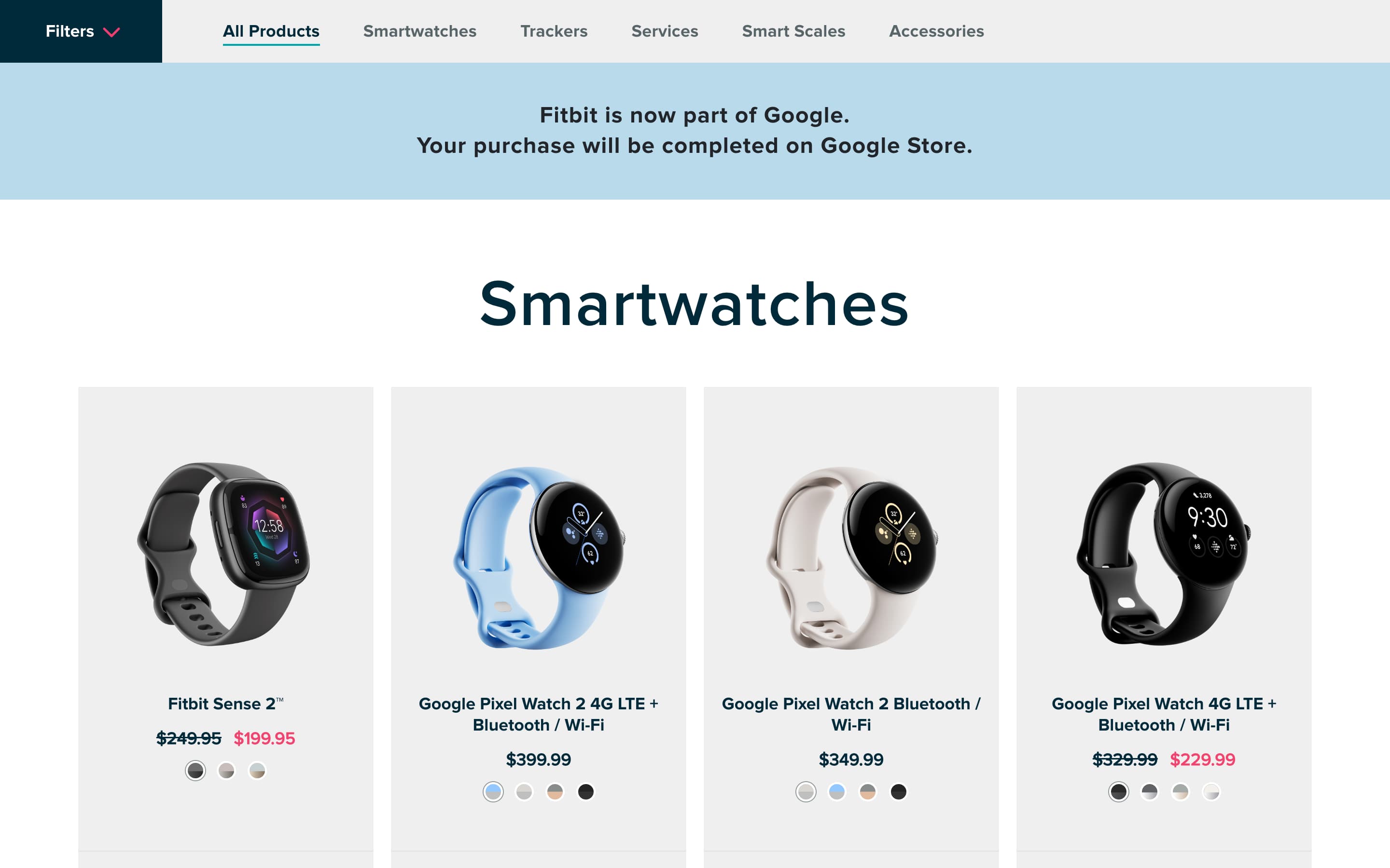 Fitbit online shop closes, replaced by Google Store