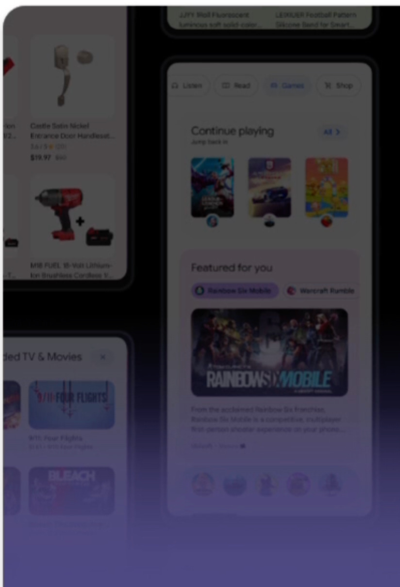 Google Play Store accidentally reveals the 'Cubes' feed