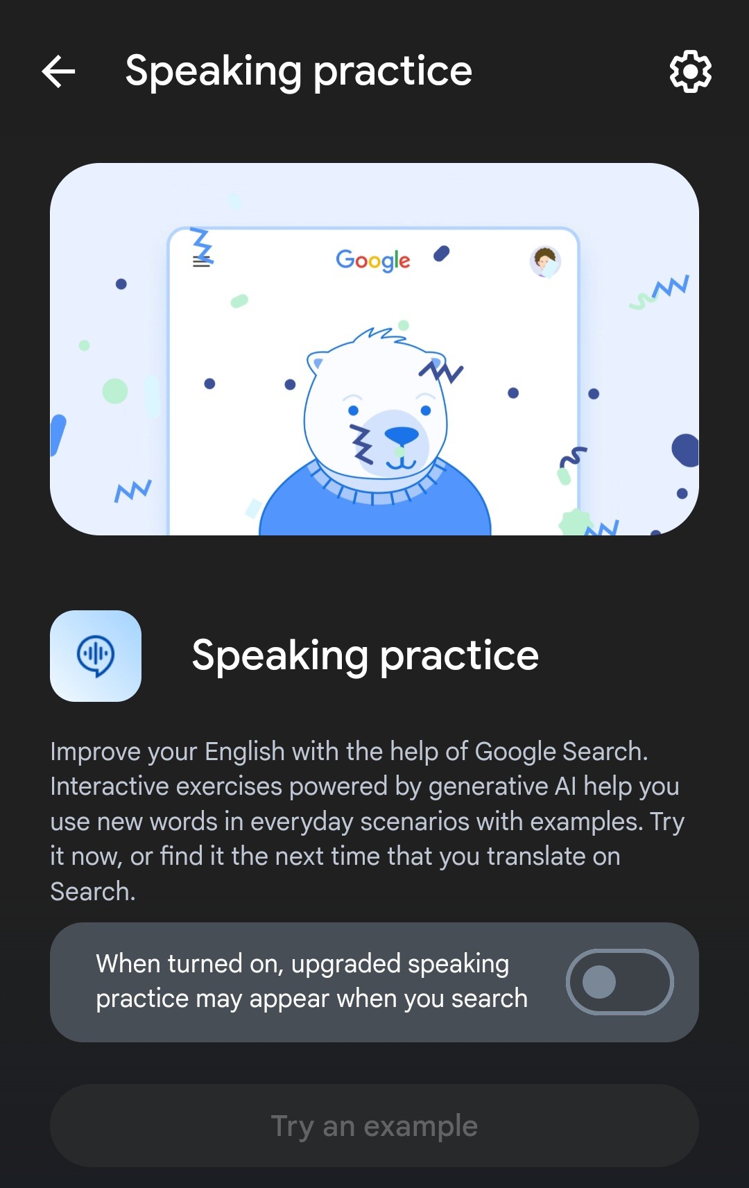 Google Search adds 'Speaking practice' tool for English learners
