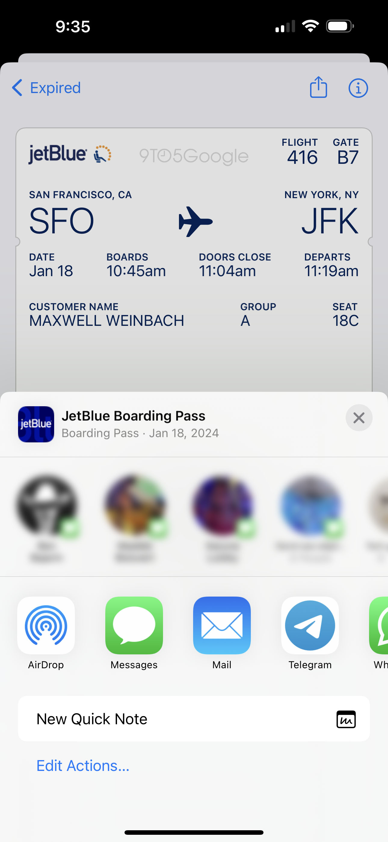 Google Wallet now accepts some Apple Wallet passes