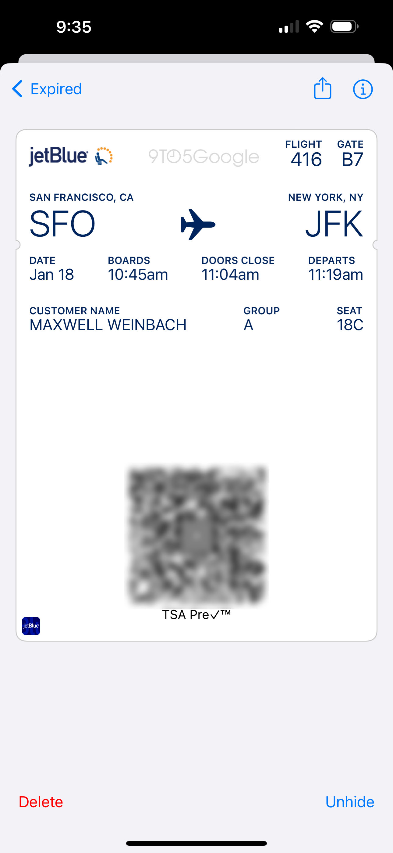 Google Wallet now accepts some Apple Wallet passes