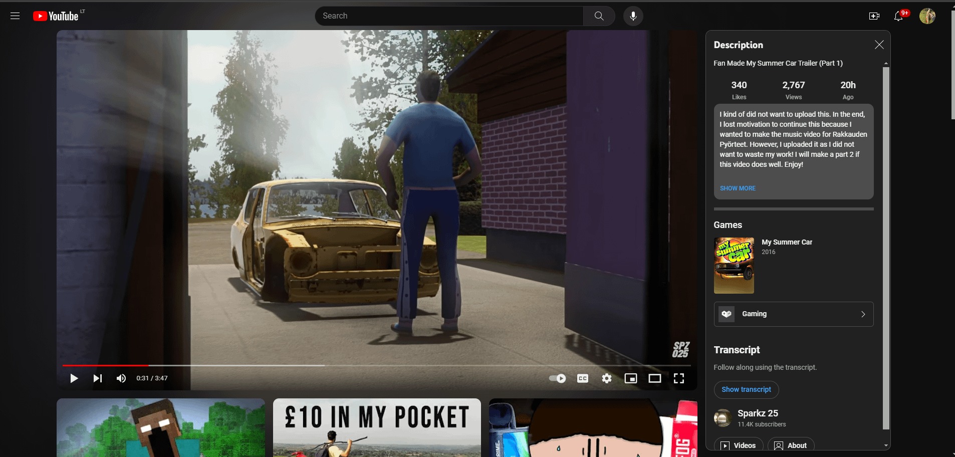 YouTube tests moving title and comments to sidebar; no one likes it