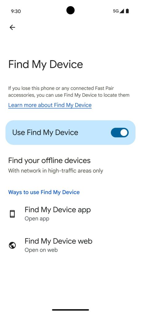 Google’s Find My Device network rollout for Android nears