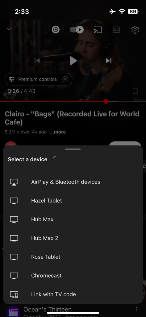 YouTube app rolling out Cast menu redesign, no Disconnect button