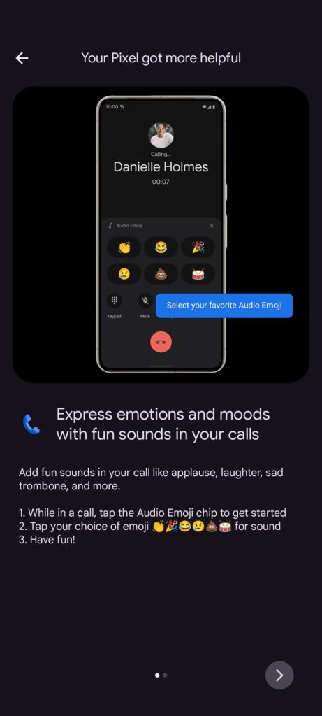 Audio Emoji in Pixel Phone app widely rolling out [U]