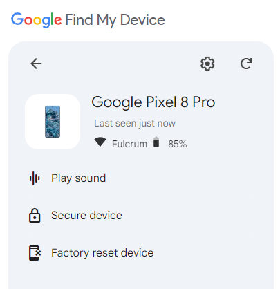 How to remove and rename devices in Android Find My Device app