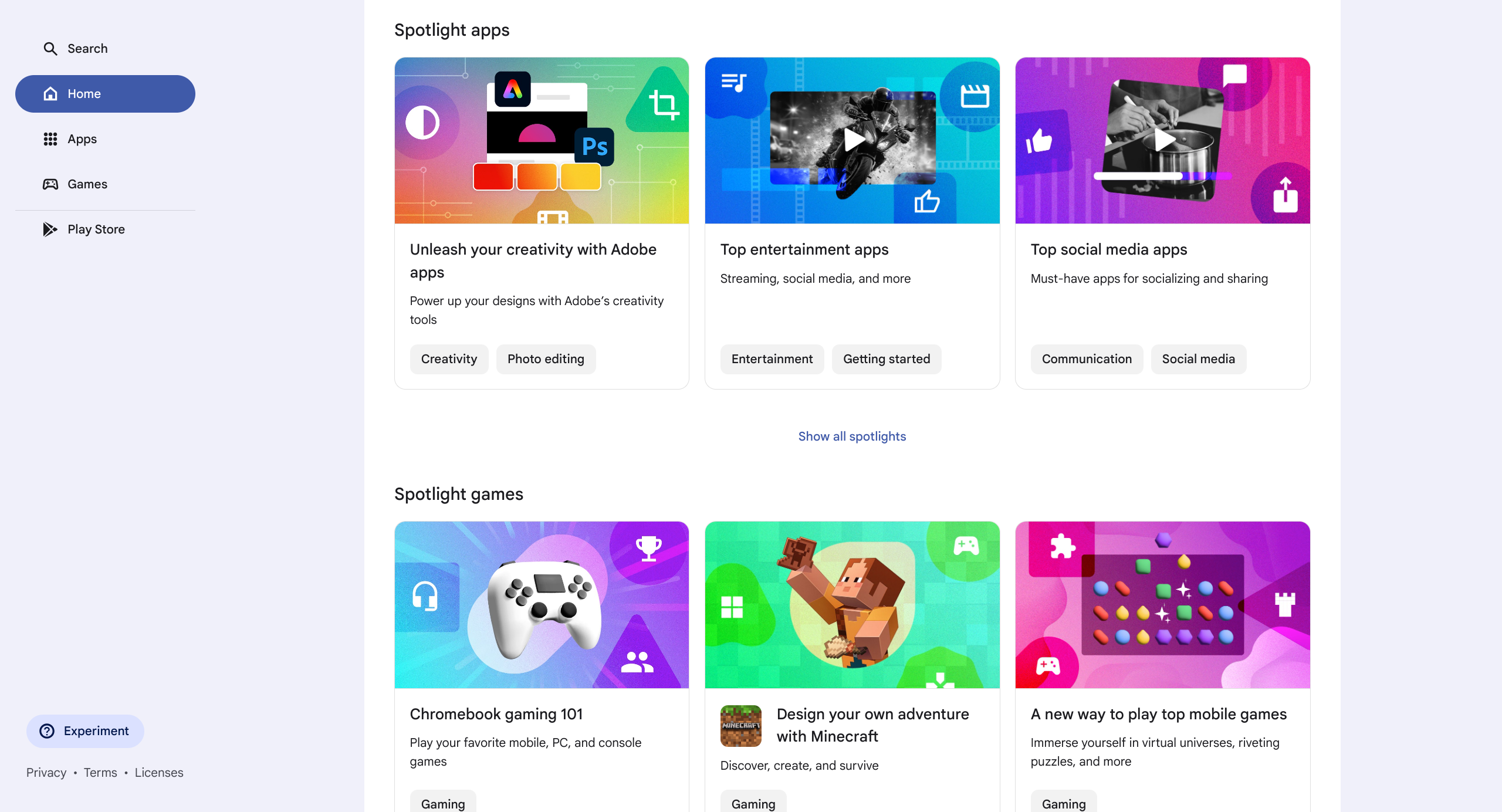 You can check out ChromeOS's upcoming App Mall today