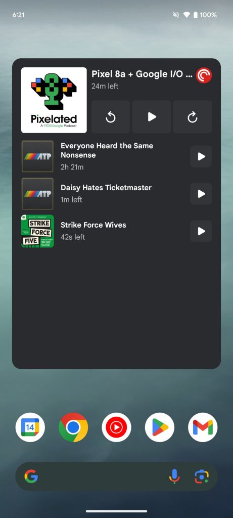 Pocket Casts rolls out new Android widgets, homescreen redesign