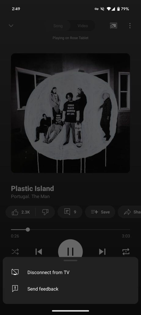 YouTube app rolling out Cast menu redesign, no Disconnect button