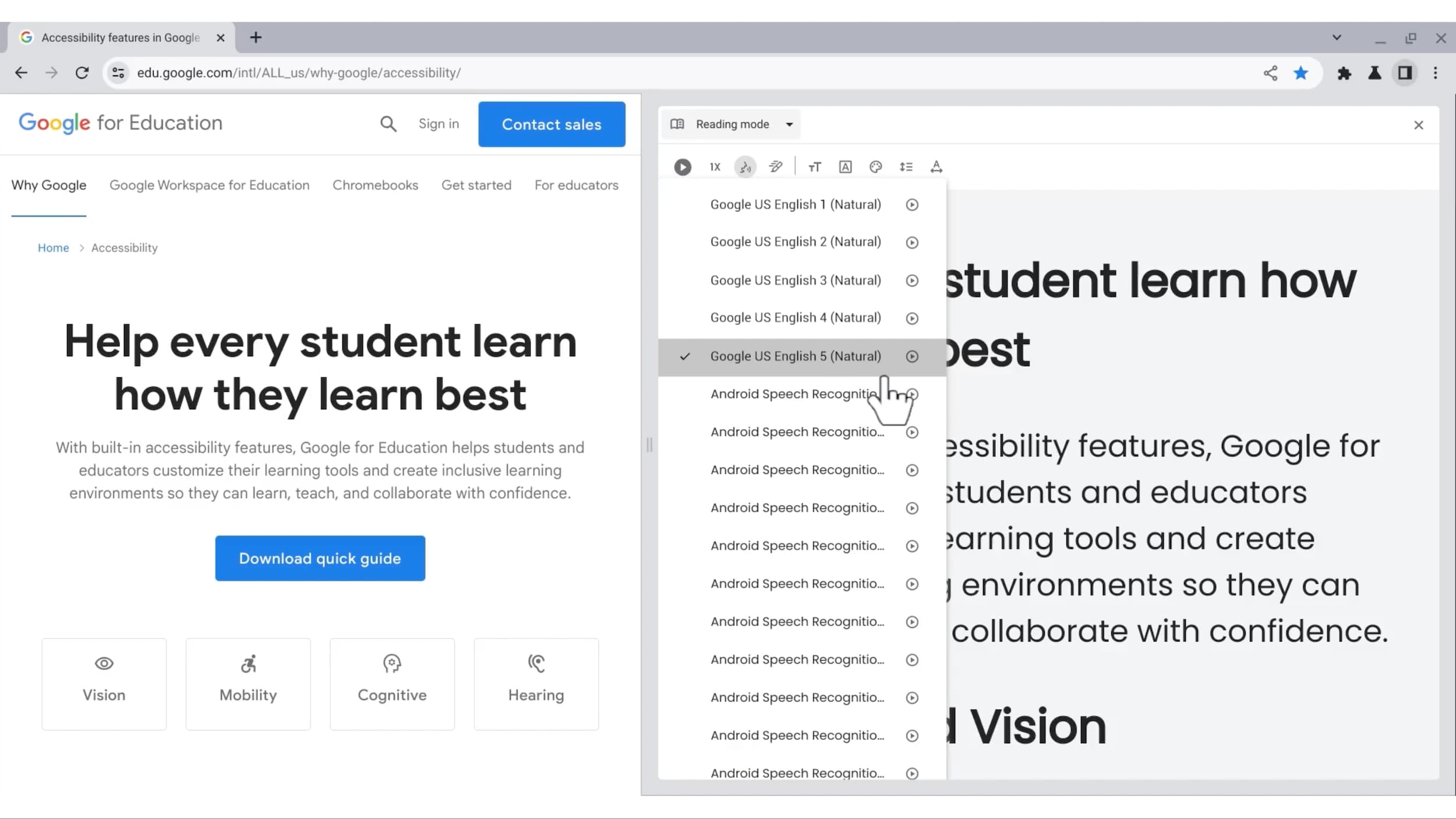 Google announces Gemini for students, Read Aloud in Chrome