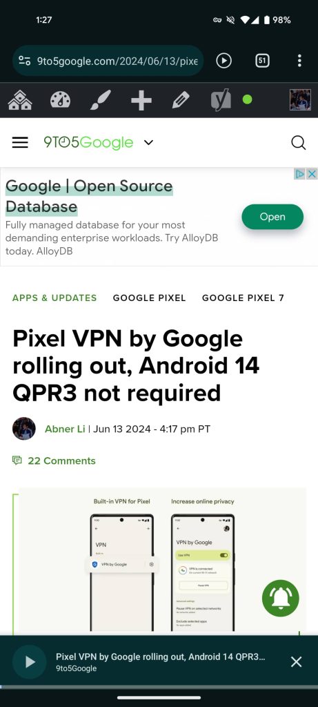 Chrome rolling out 'Listen to this page' TTS on Android