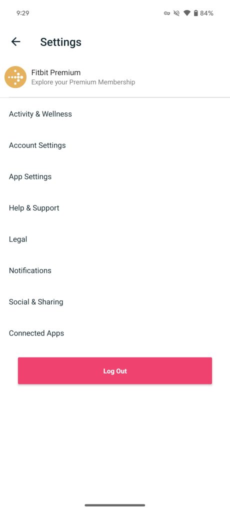 Fitbit redesigns app settings with Material You