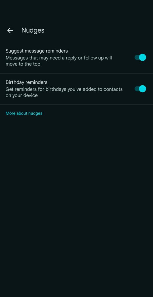 Google Messages ‘Nudges’ and birthday reminders are back [U]