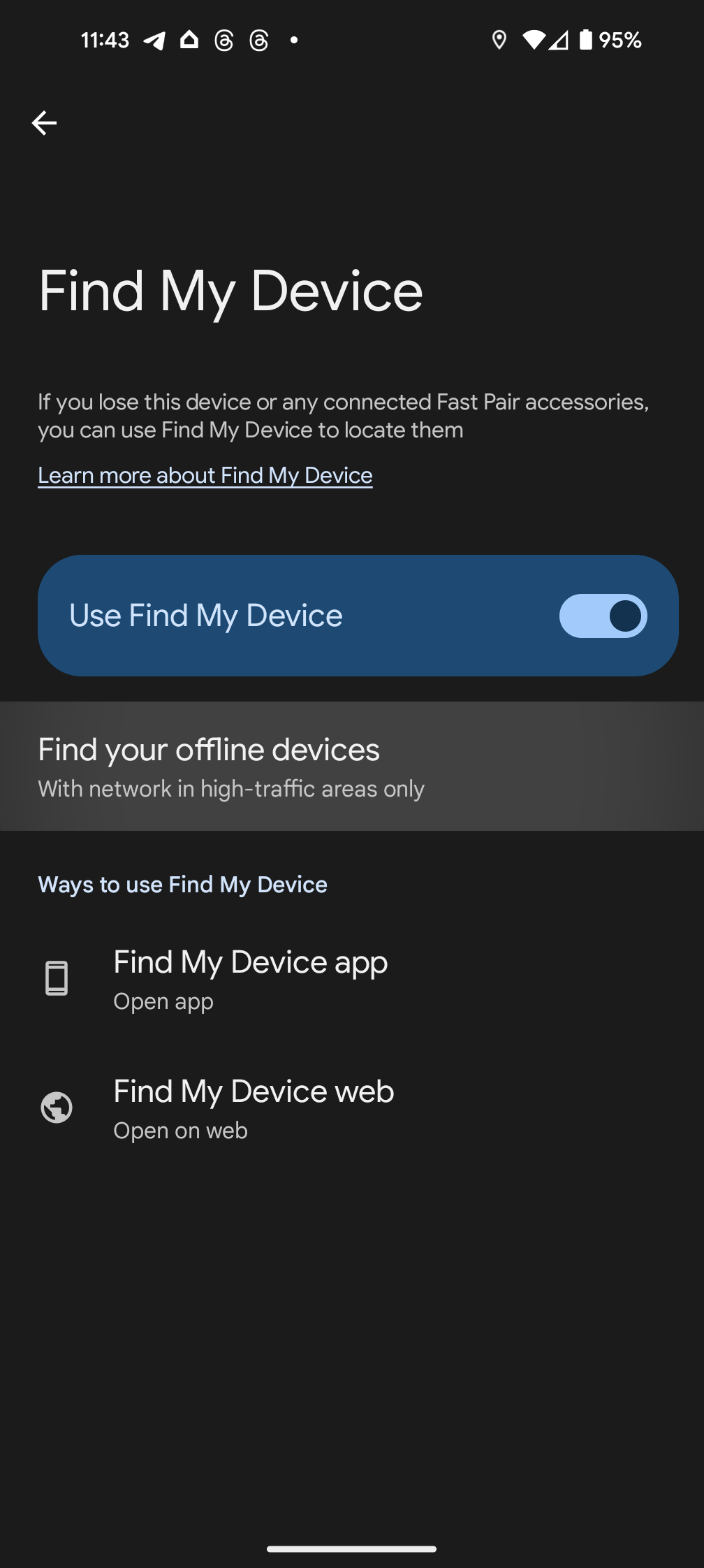 Google wants you to let Find My Device network work everywhere
