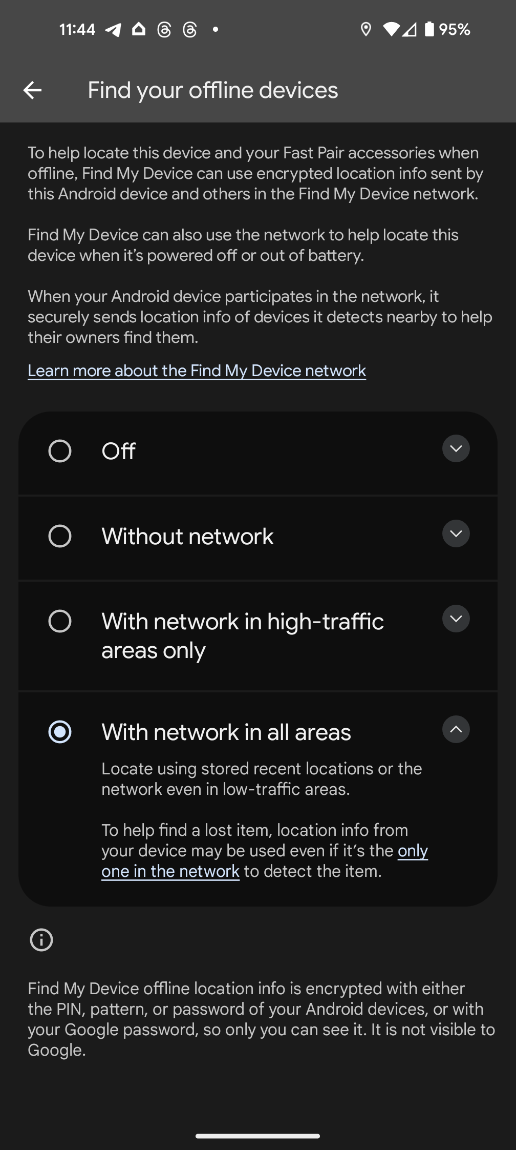 Google wants you to let Find My Device network work everywhere