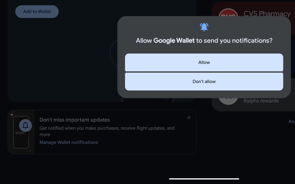 Direct Google Wallet app notifications rolling out [U]