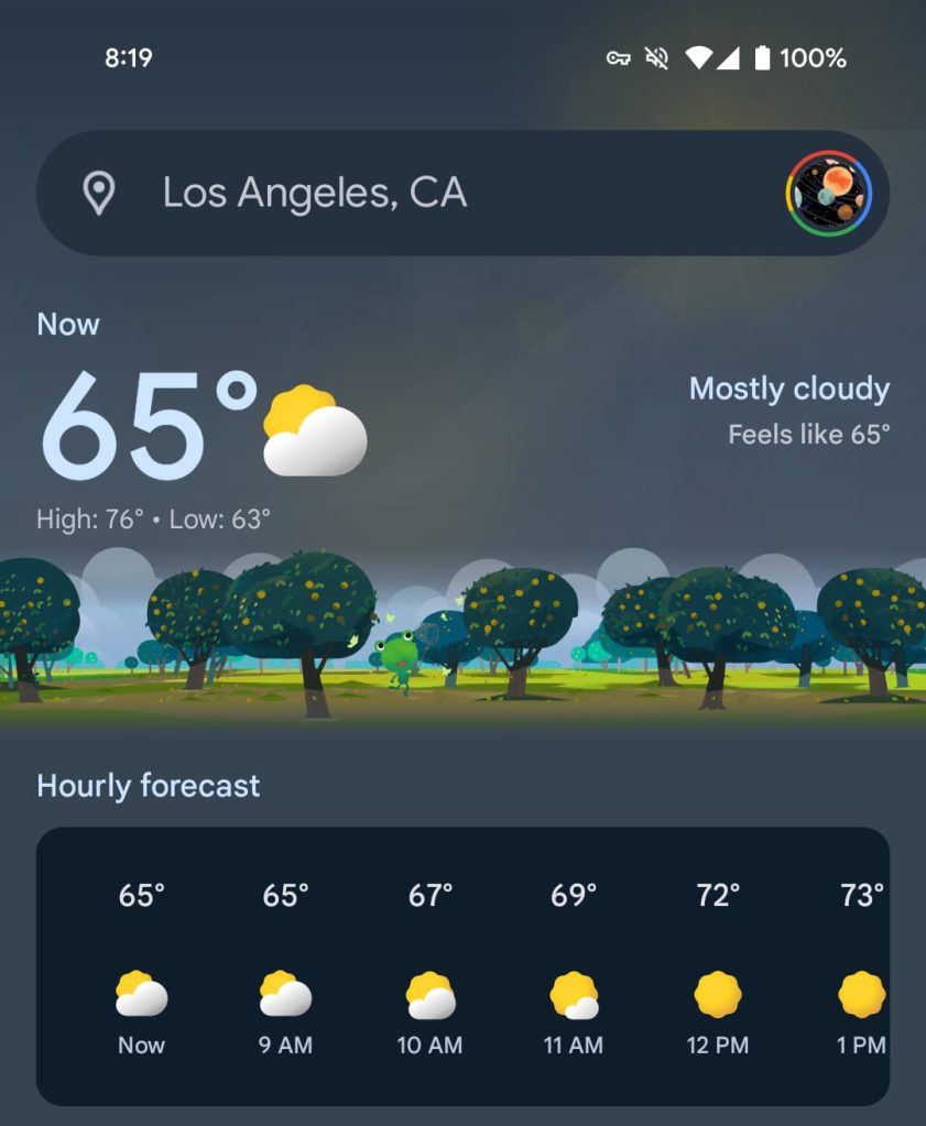 At a Glance, Google/Pixel Weather widgets roll out new icon set