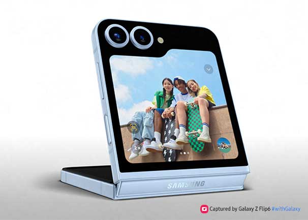 Galaxy Z Flip 6 cover display leaks showcase no full apps