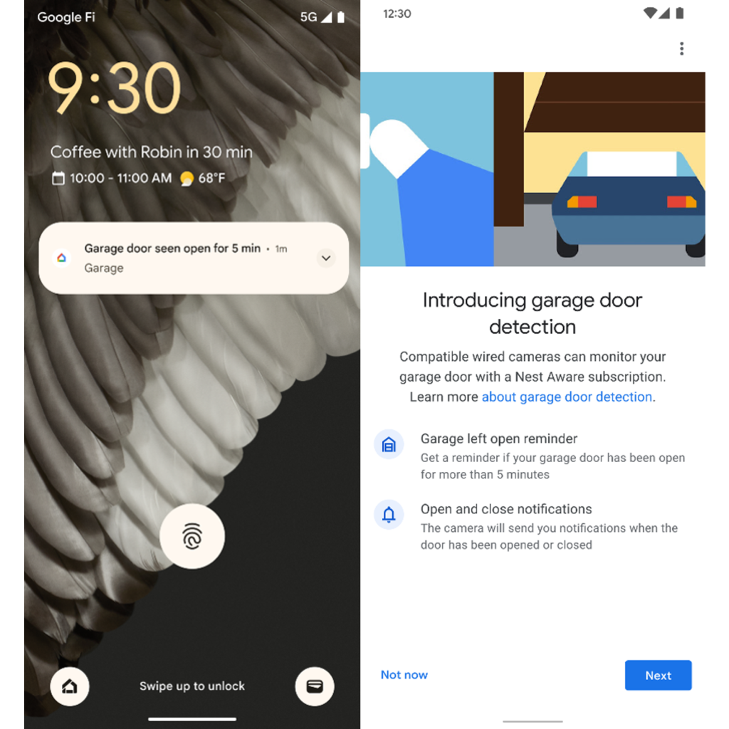 Google Home rolling out Nest Hello support, garage door detection