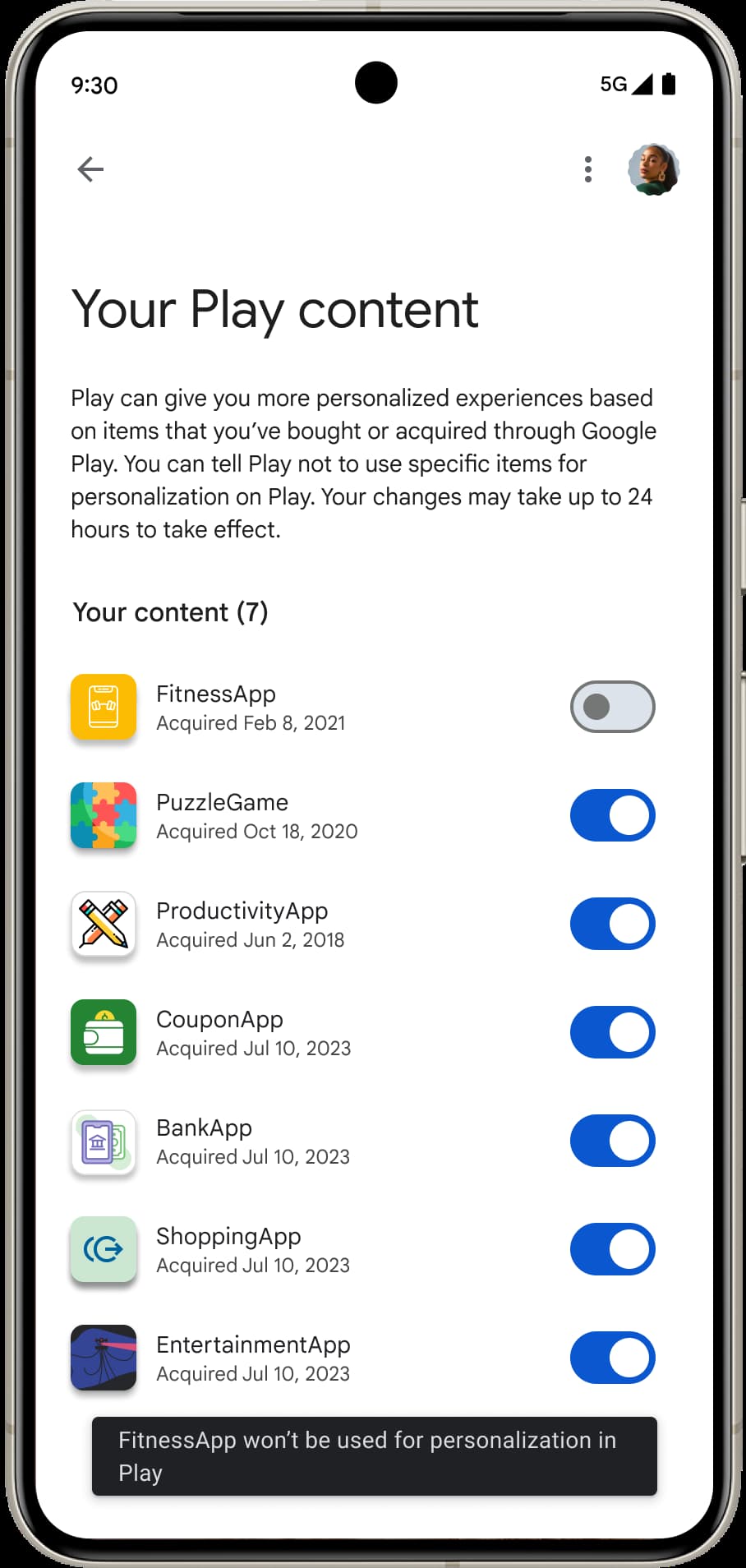 Google Play's new 'Collections' widget is a mini Google Now
