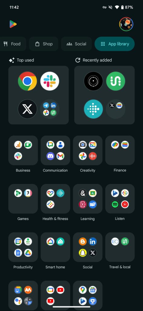 Google Play Collections widget rolls out in the US