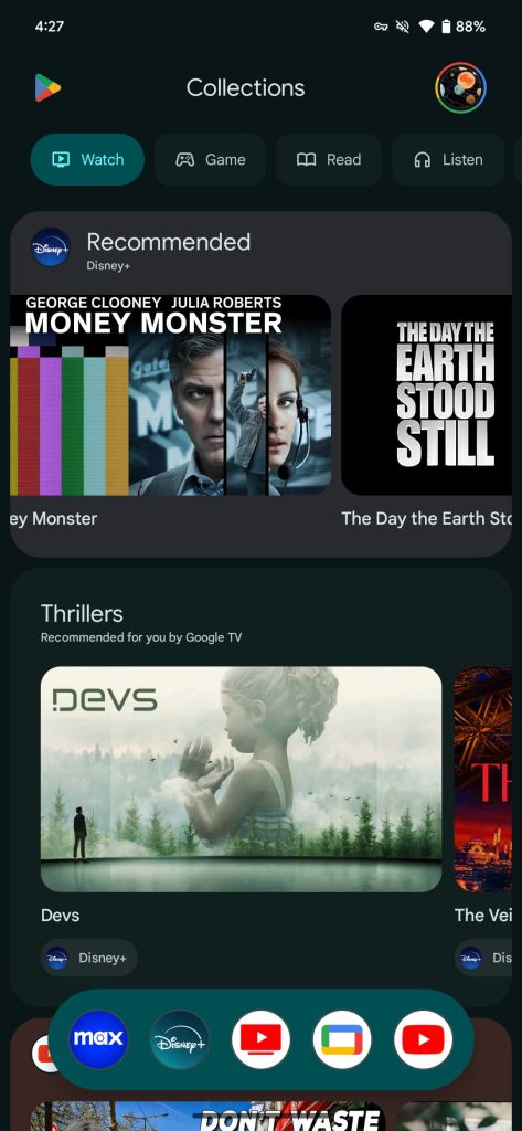 Google Play's new 'Collections' widget is a mini Google Now