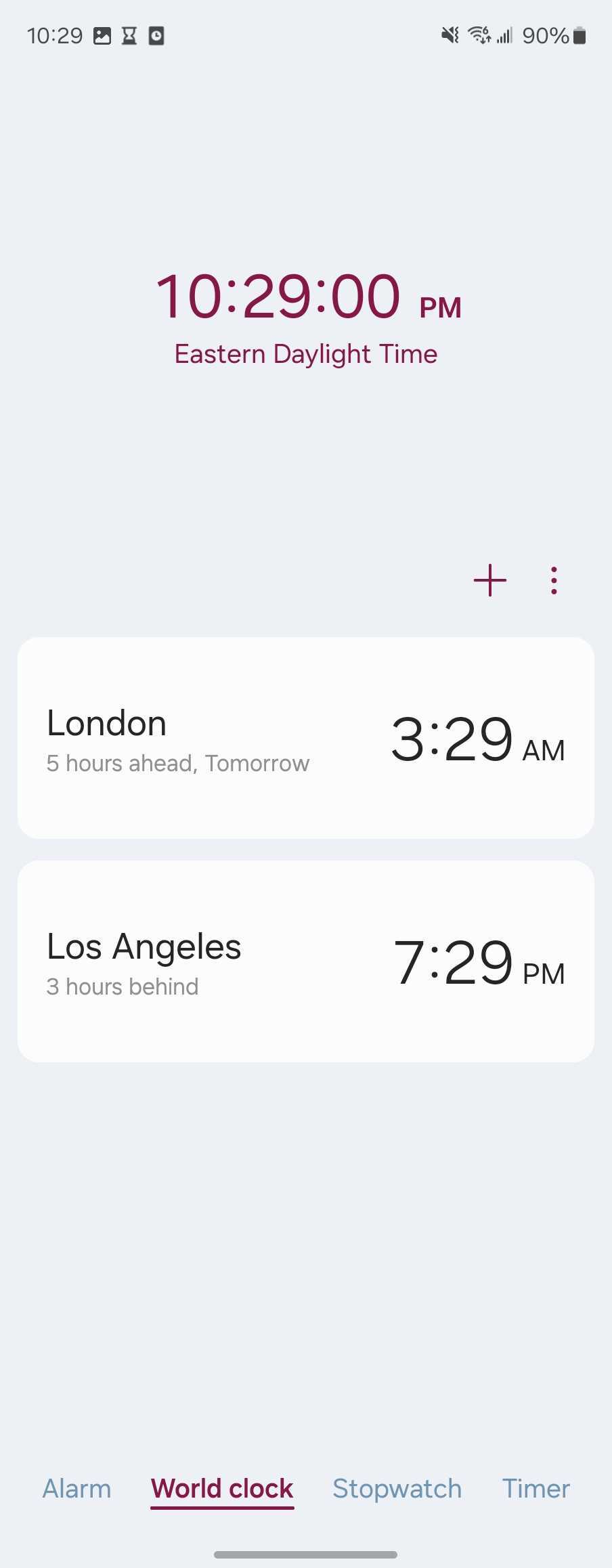 Samsung Clock update provides a preview of One UI 7 widgets